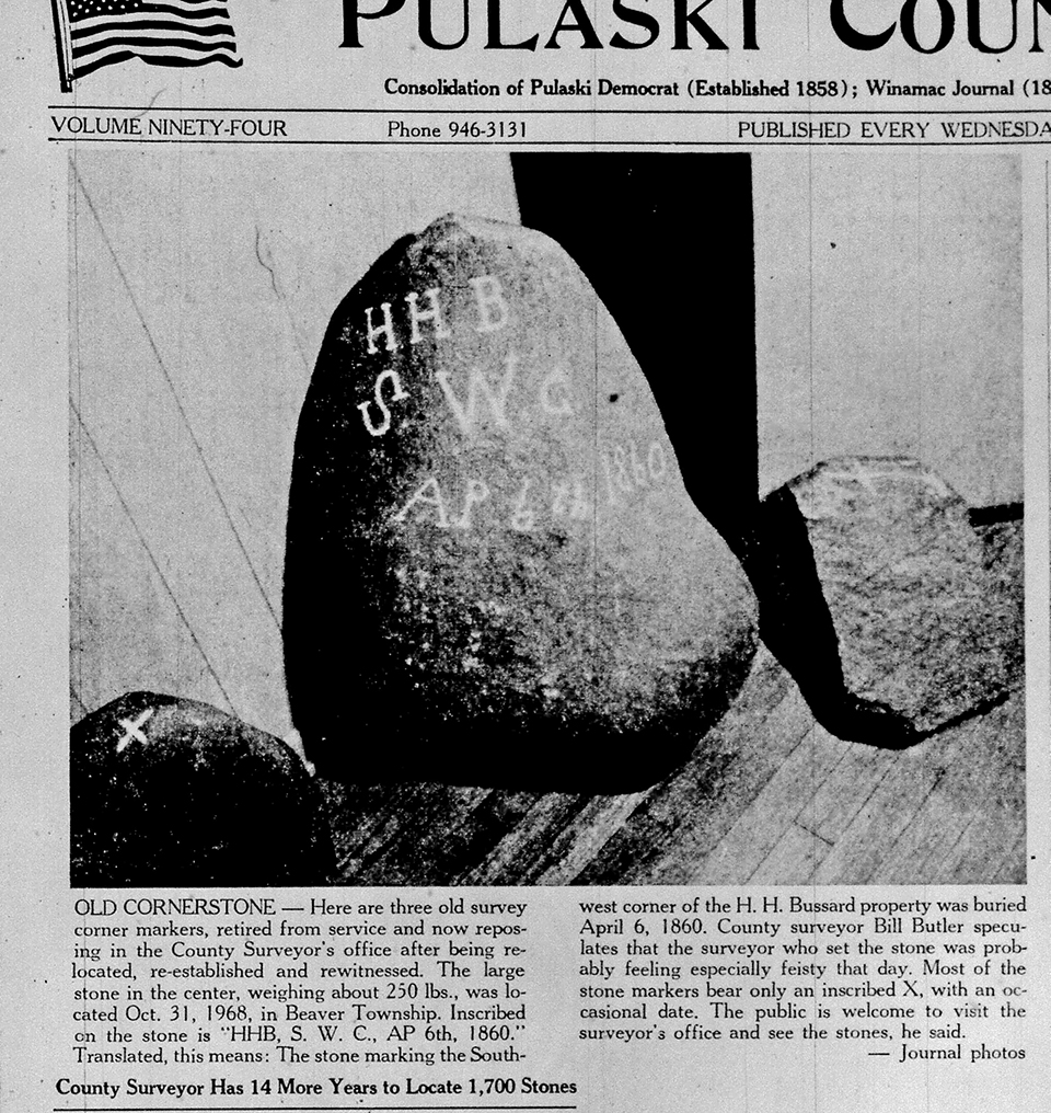 No One has Ever “Found” Winamac’s Original Survey – Pulaski County ...